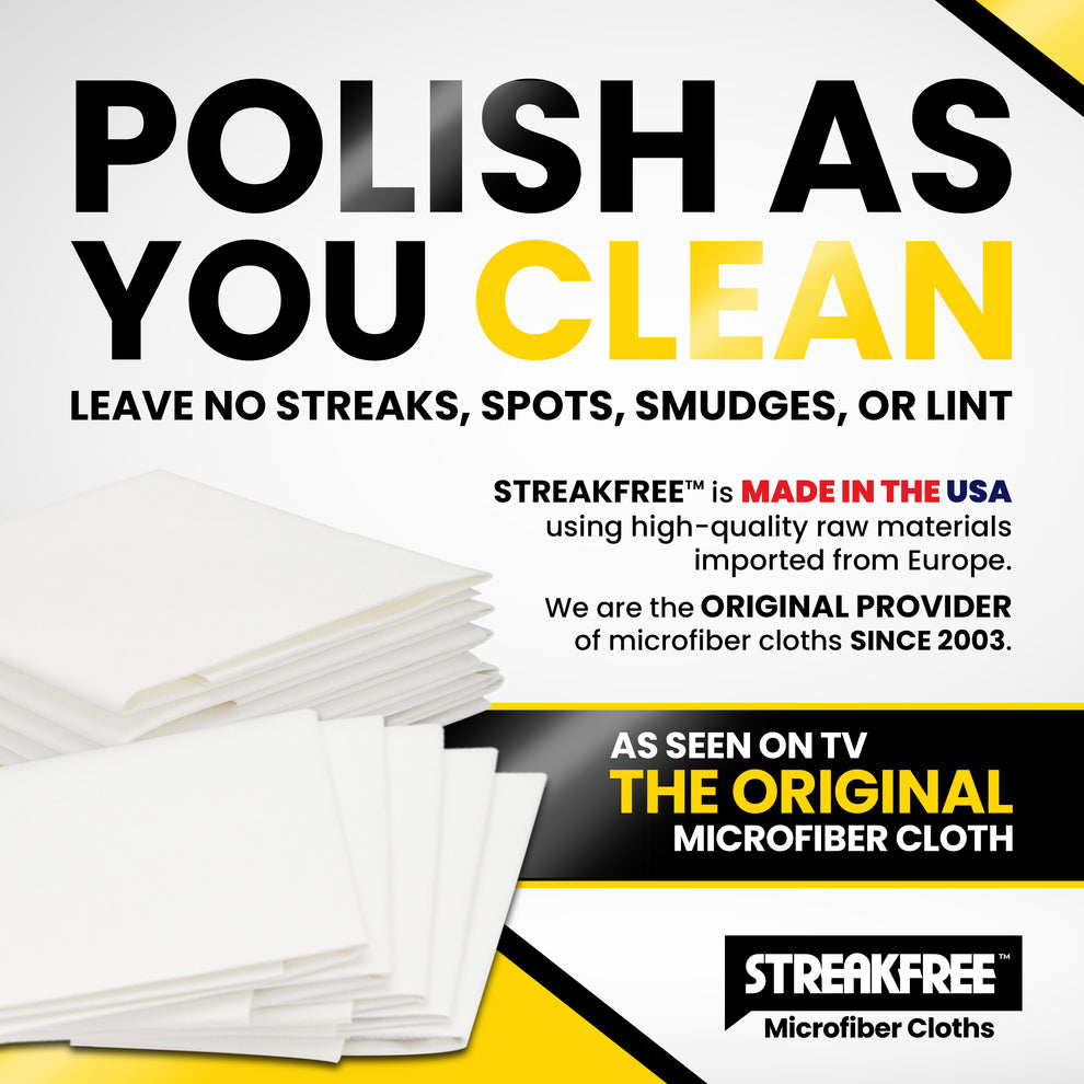STREAKFREE® Original Microfiber Cleaning Cloths – StreakFree USA